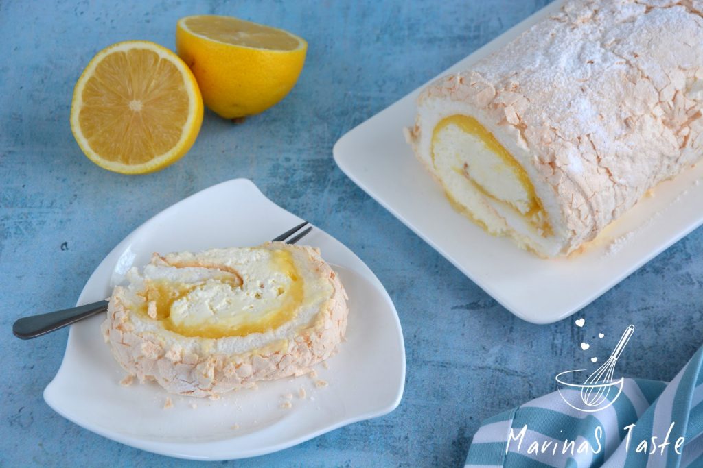 Limun beze rolat (Lemon meringue roll) - MarinaS Taste