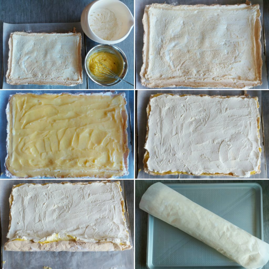 Limun beze rolat (Lemon meringue roll) - MarinaS Taste