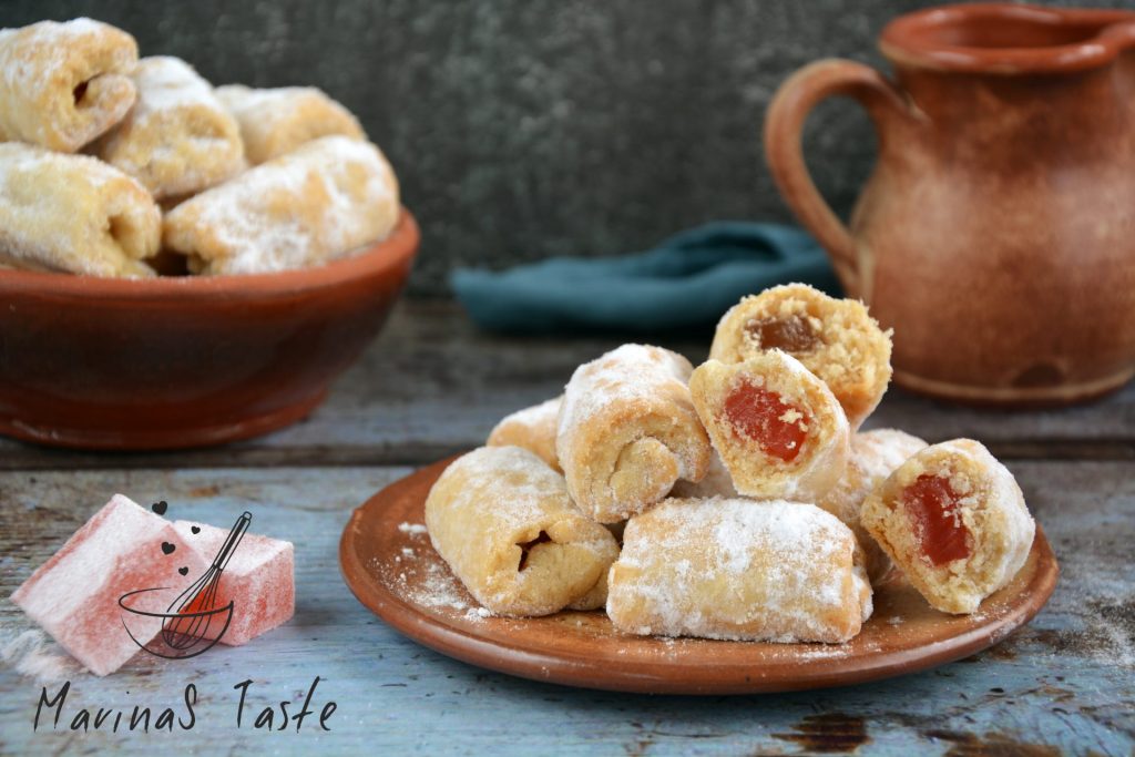 Pivski lokumki - posne kiflice sa ratlukom - MarinaS Taste