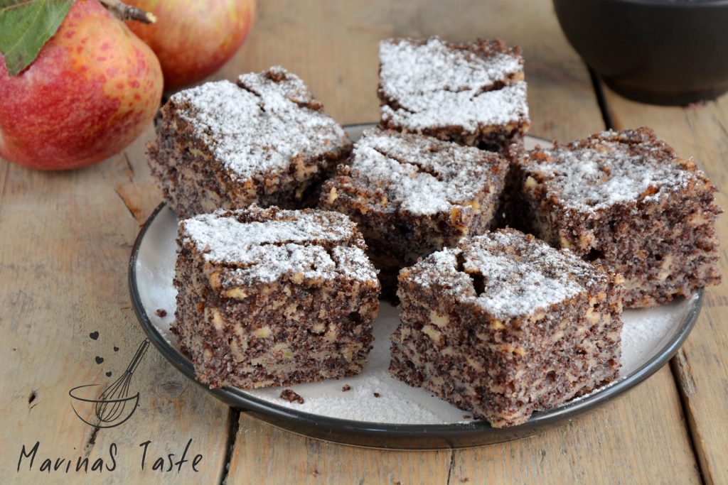 Brzi kolač sa makom i jabukama - MarinaS Taste