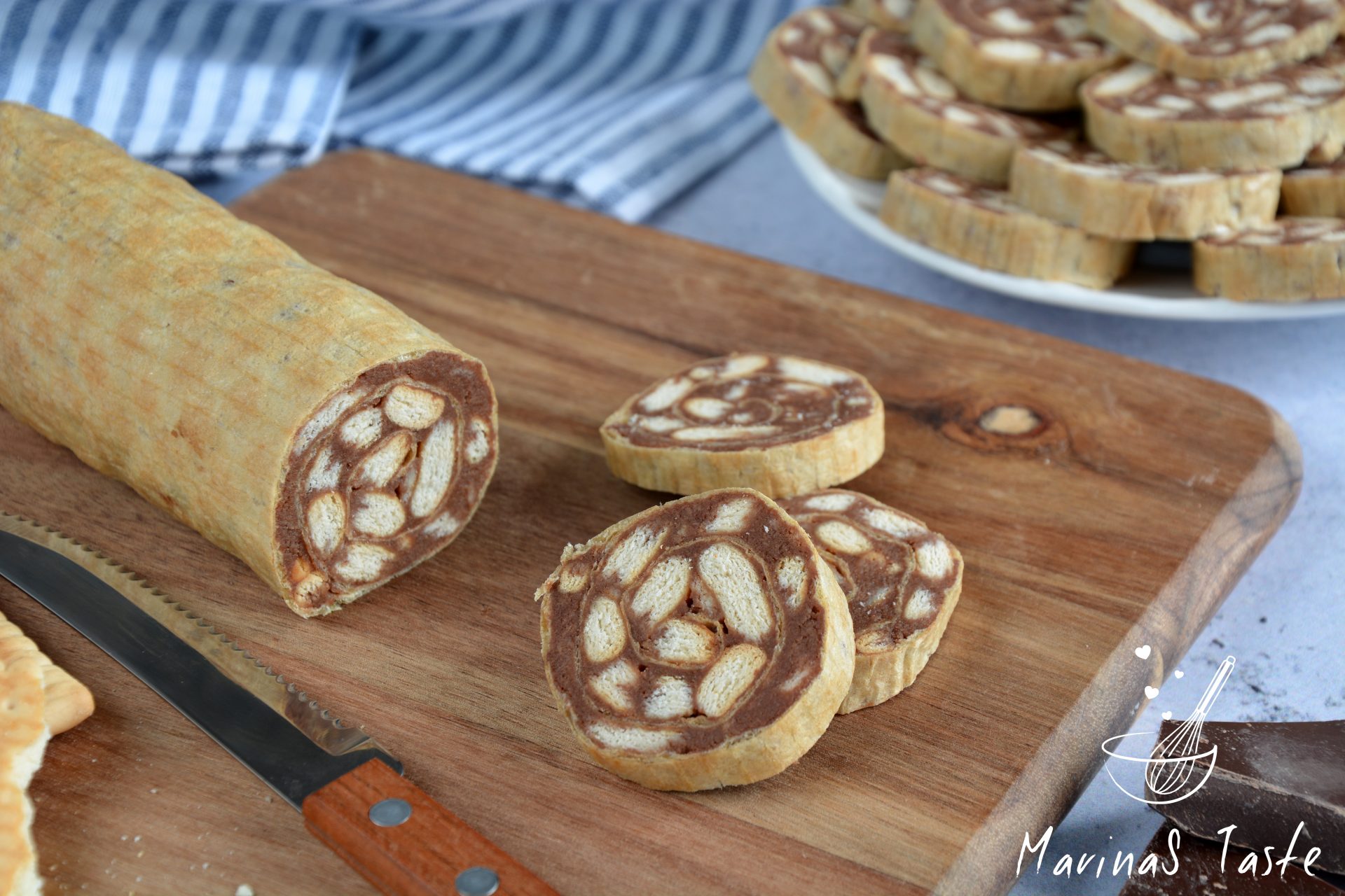Rolat sa keksom u oblandi - MarinaS Taste