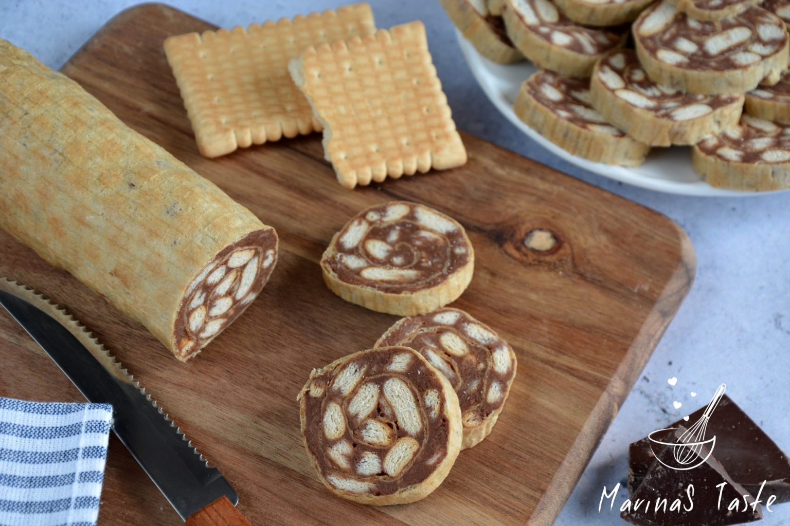 Rolat sa keksom u oblandi - MarinaS Taste