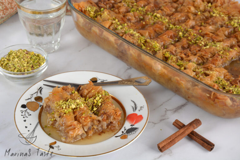 Rolovana grčka baklava - Saragli - MarinaS Taste