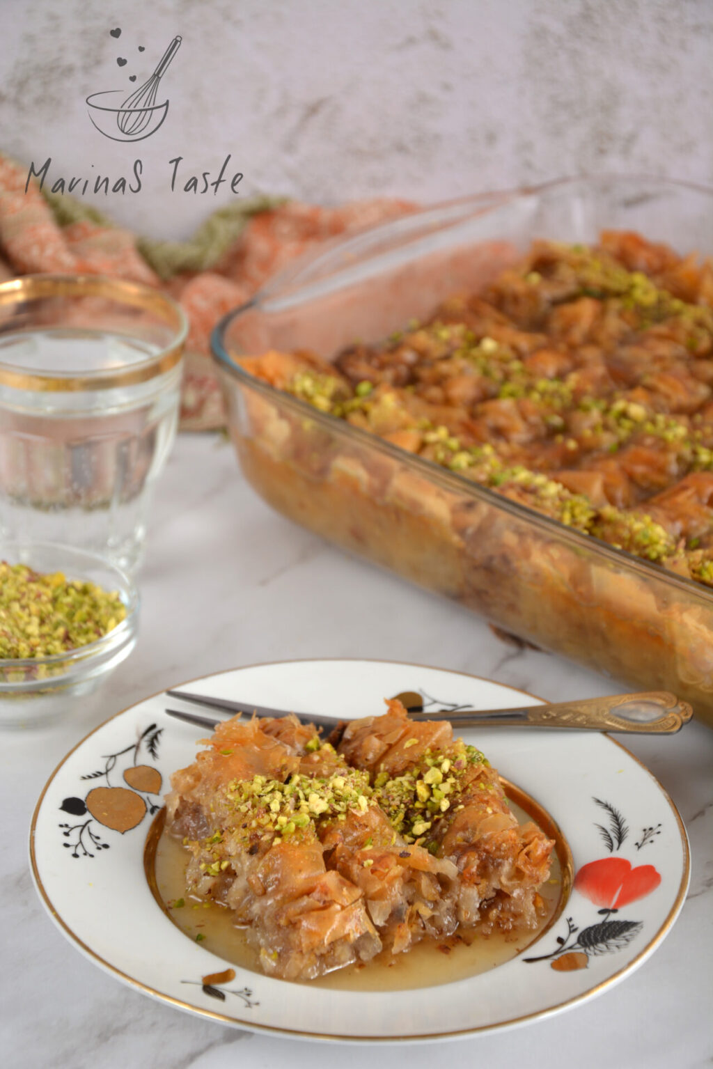 Rolovana grčka baklava - Saragli - MarinaS Taste