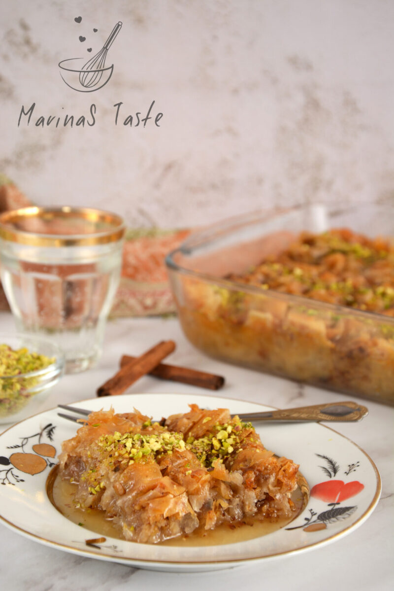 Rolovana grčka baklava - Saragli - MarinaS Taste