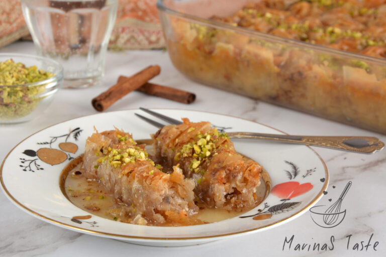 Rolovana grčka baklava - Saragli - MarinaS Taste