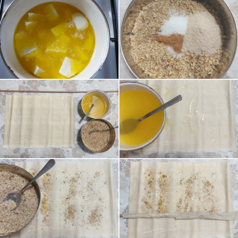 Rolovana grčka baklava - Saragli - MarinaS Taste