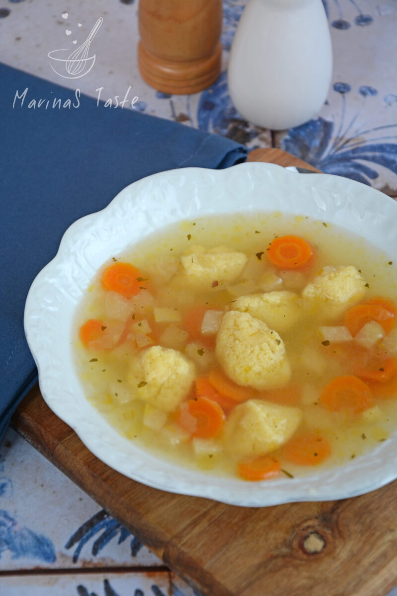 Čorba od kelerabe i šargarepe sa knedlama - MarinaS Taste